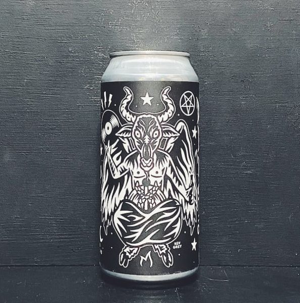 Drink Beer Hail Satan | Black Iris | Black IPA | Vegan | Brew Cavern