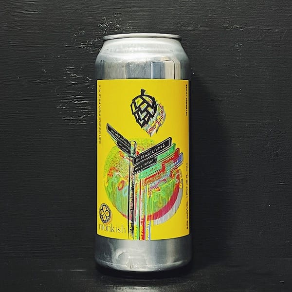 Intersections | Monkish | DDH Double IPA | USA | Vegan | Brew Cavern
