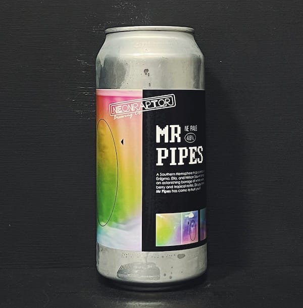 Mr Pipes | Neon Raptor | Pale | Nottingham | Vegan | UK | Brew Cavern