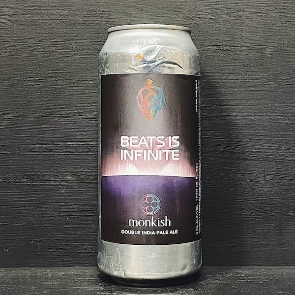 Beats Is Infinite | Monkish | DIPA | USA | Vegan | Brew Cavern