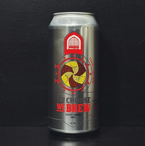 Zesty Lemon Cola | Vault City | Sour | Scotland | Vegan | UK | Brew Cavern